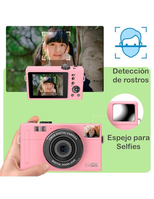 Cámara compacta básica Genérica modelo VD-CDR1-R 24 megapíxeles 4